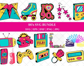 90s SVG, 90s PNG, I Love the 90s Svg, I Love the 90s Png, 90's Svg, 90s ...