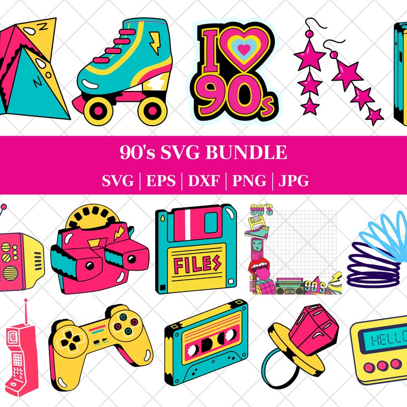 90s Clipart - Etsy