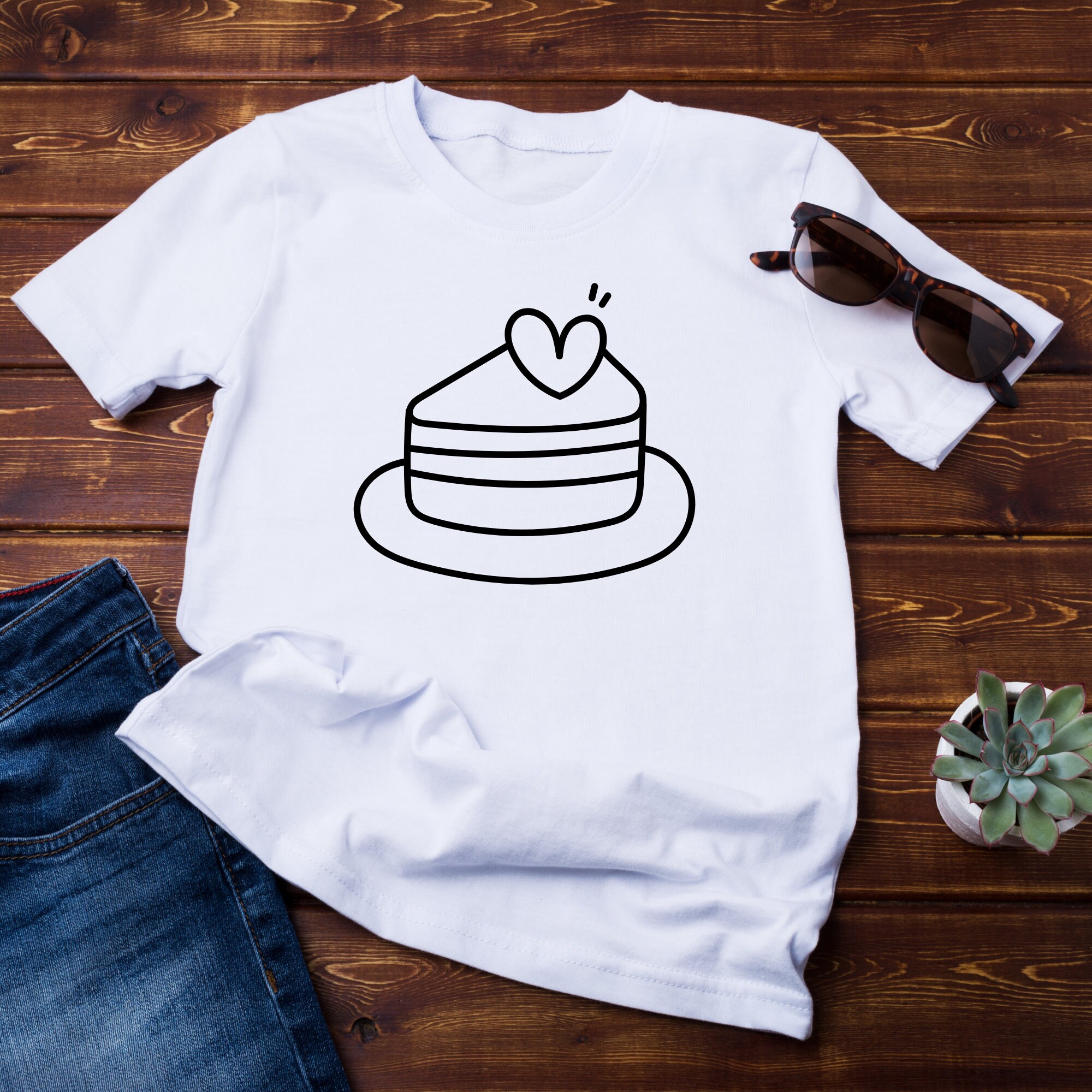 Rebanada de pastel SVG, Archivos SVG para Cricut, Imágenes Prediseñadas ...