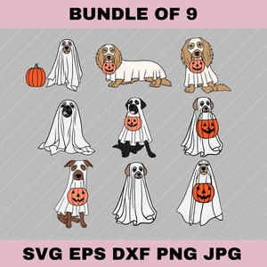 Сute Ghost Dog Svg, Boo Svg, Halloween Svg, Files for Cricut ...
