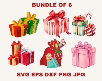 Present SVG, Gift Svg, Gift Box Svg, Ribbon SVG, Png, Svg Files for ...