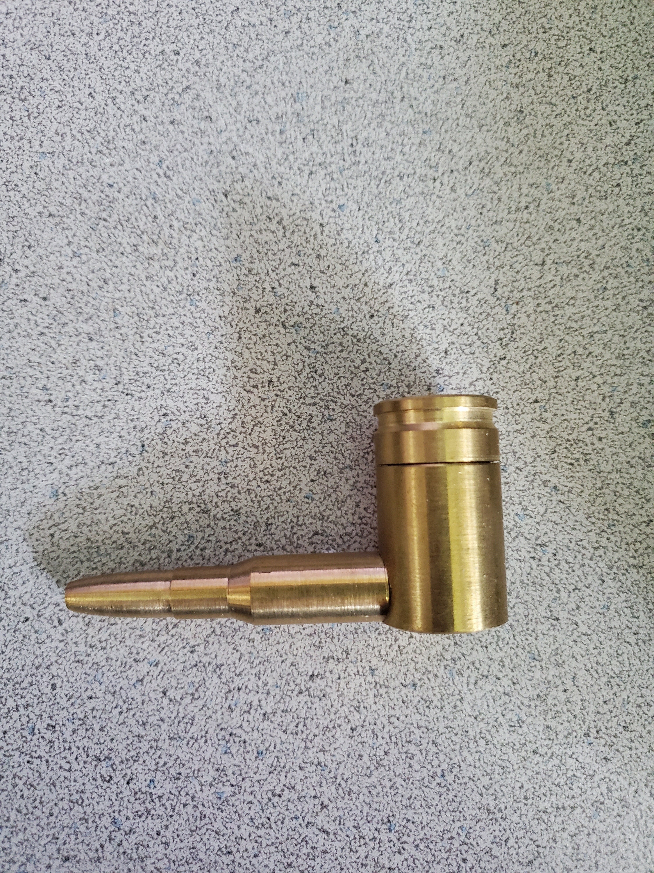 Hand Machined Brass Bullet Pipes - Etsy