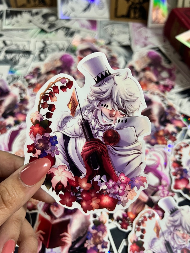 Fanart Vinyl Stickers Decay of Angel | Bungou Stray Dogs Fyodor ...