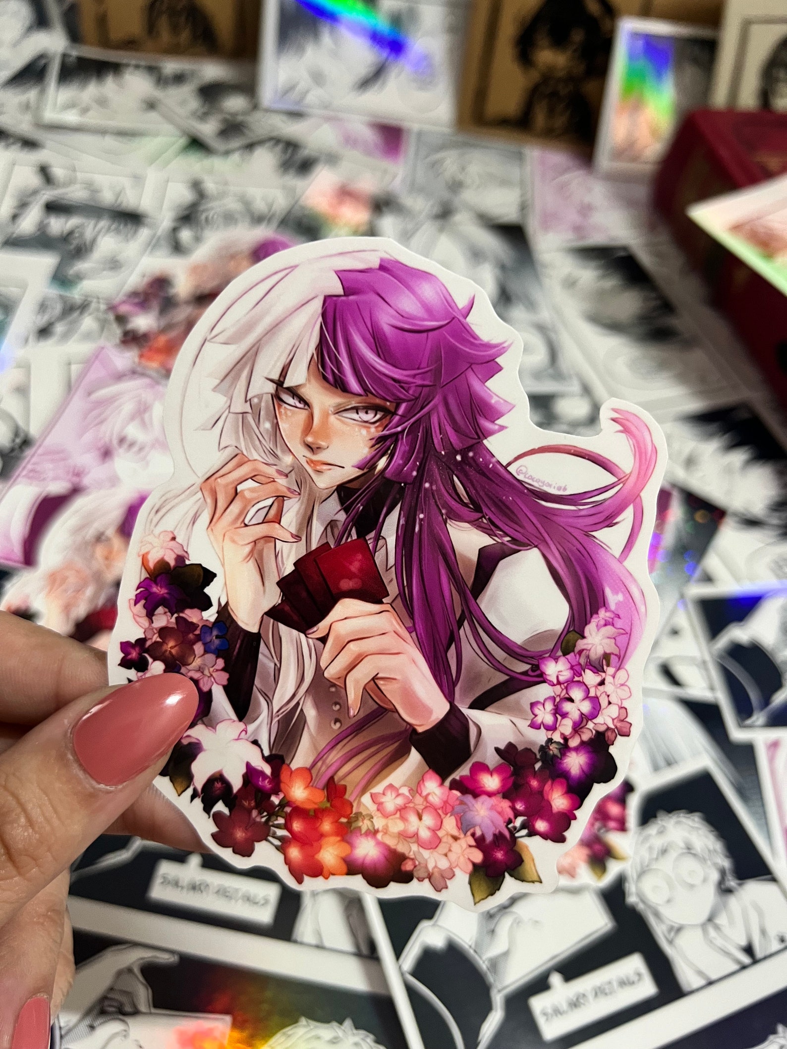 Fanart Vinyl Stickers Decay of Angel | Bungou Stray Dogs Fyodor ...