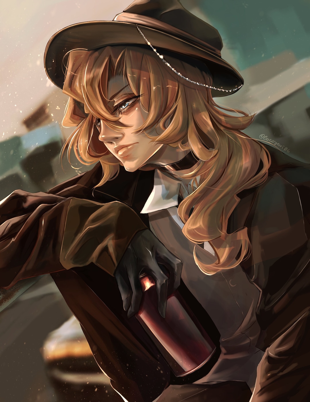 Fanart Nakahara Chuuya | Bungou Stray Dogs Fanart Print - Etsy