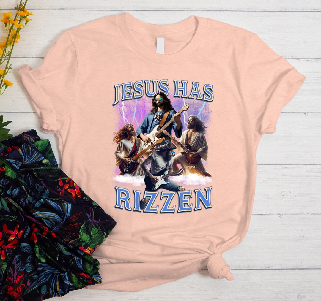 Jesus Rizz Tour Merch Edition Vintage 90s Shirt, Funny Jesus Shirt ...