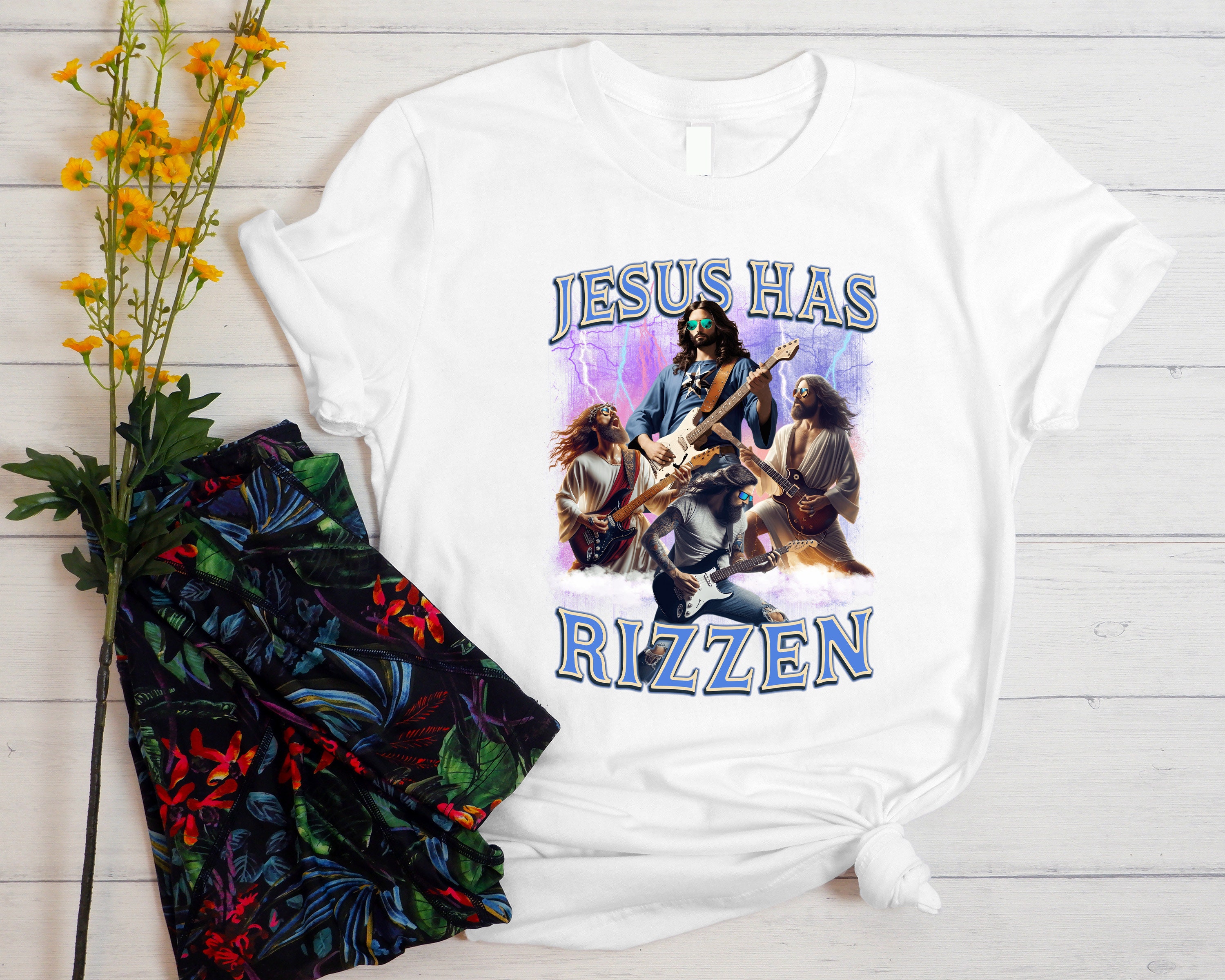 Jesus Rizz Tour Merch Edition Vintage 90s Shirt, Funny Jesus Shirt ...