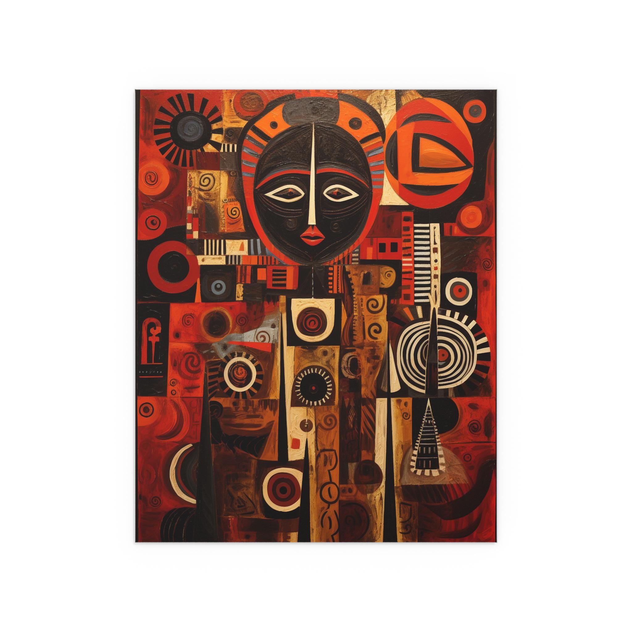 Stunning Afroart Silk Poster Prints, Digital Painting by African ...