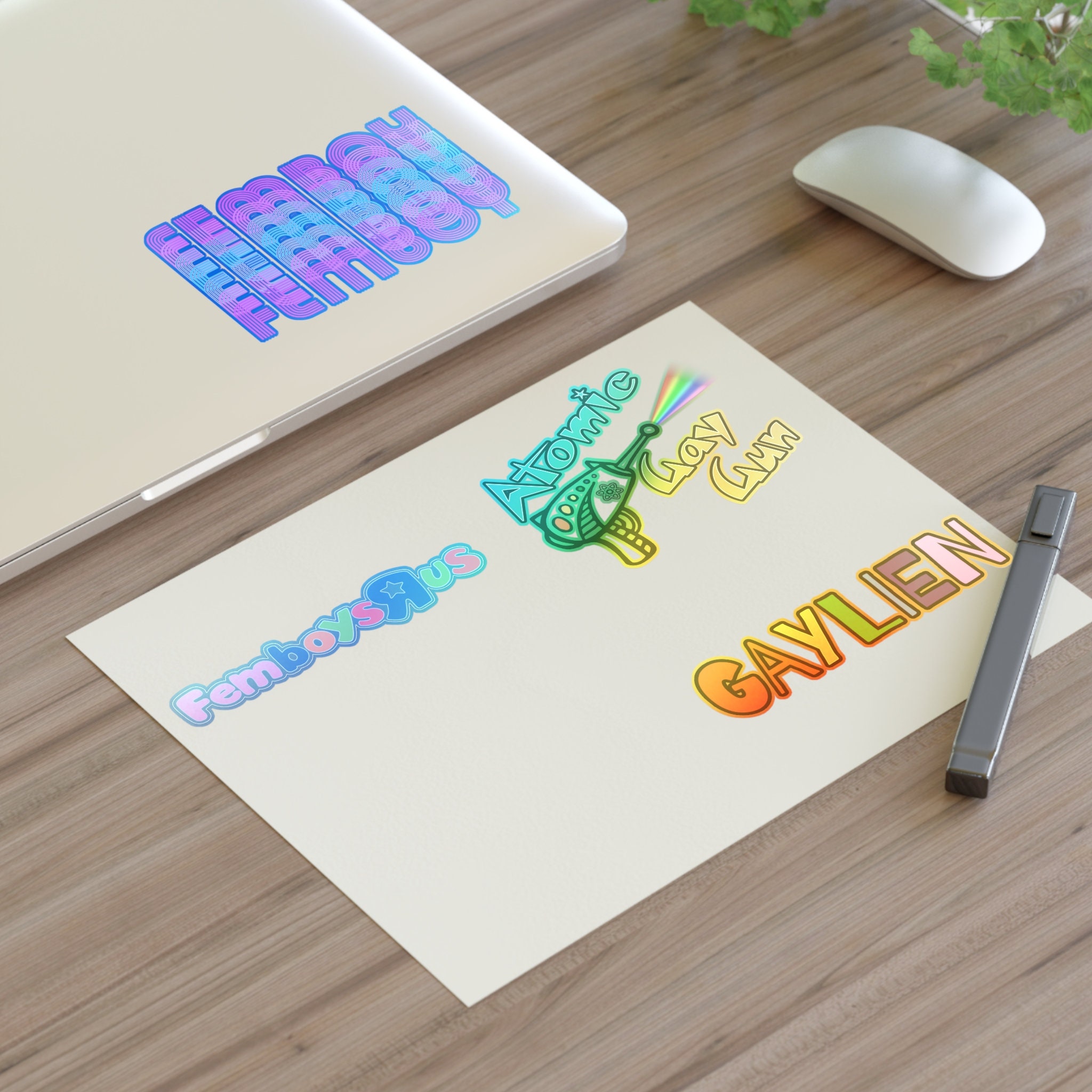 Super Gay Sticker Sheet 3 Femboy Femboys R Us Gaylien - Etsy