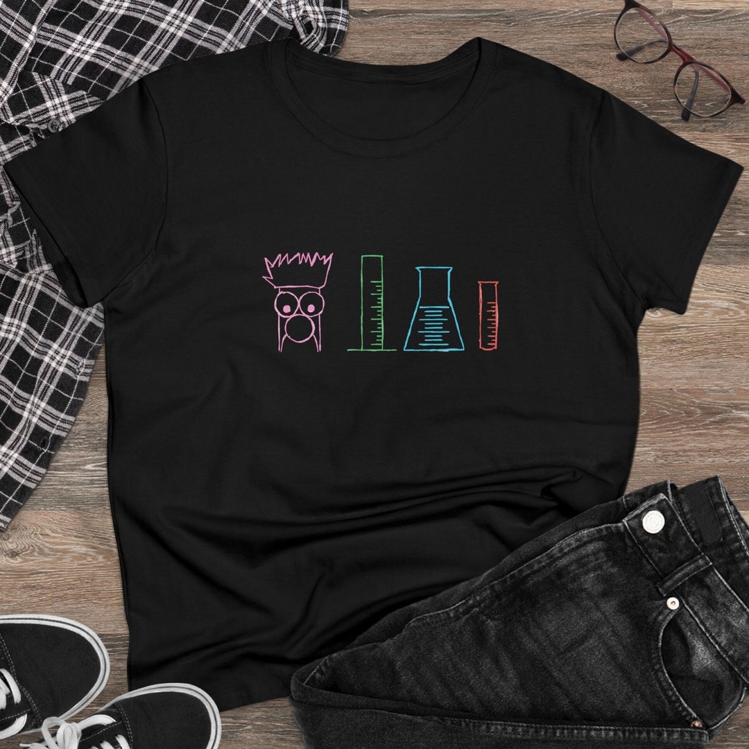 Beaker Chemistry Pun - Crayon Edition Womens T-shirt - Science Gifts ...