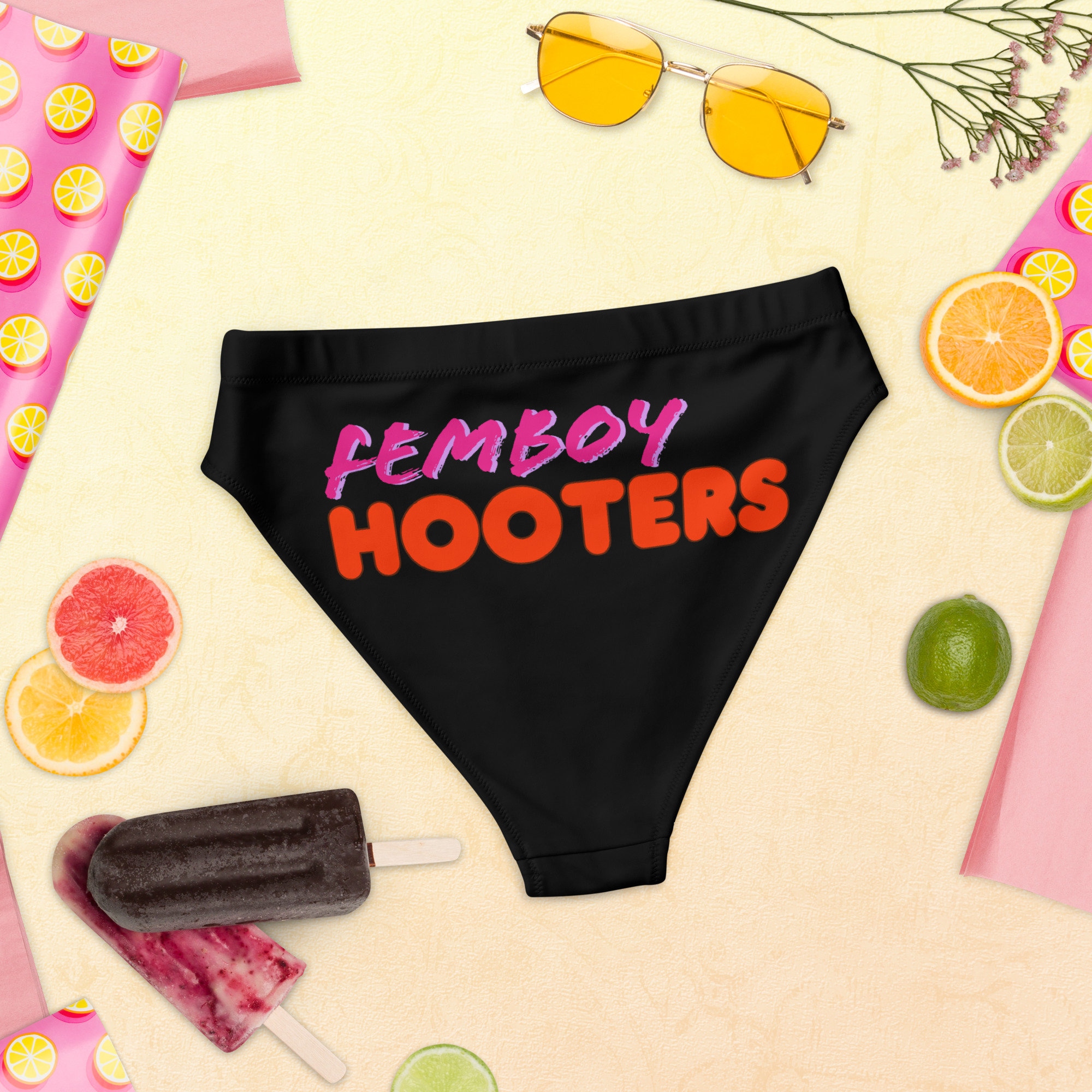 Femboy Hooters Recycled Bikini Bottoms Femboy Underwear Femboys Sissies ...