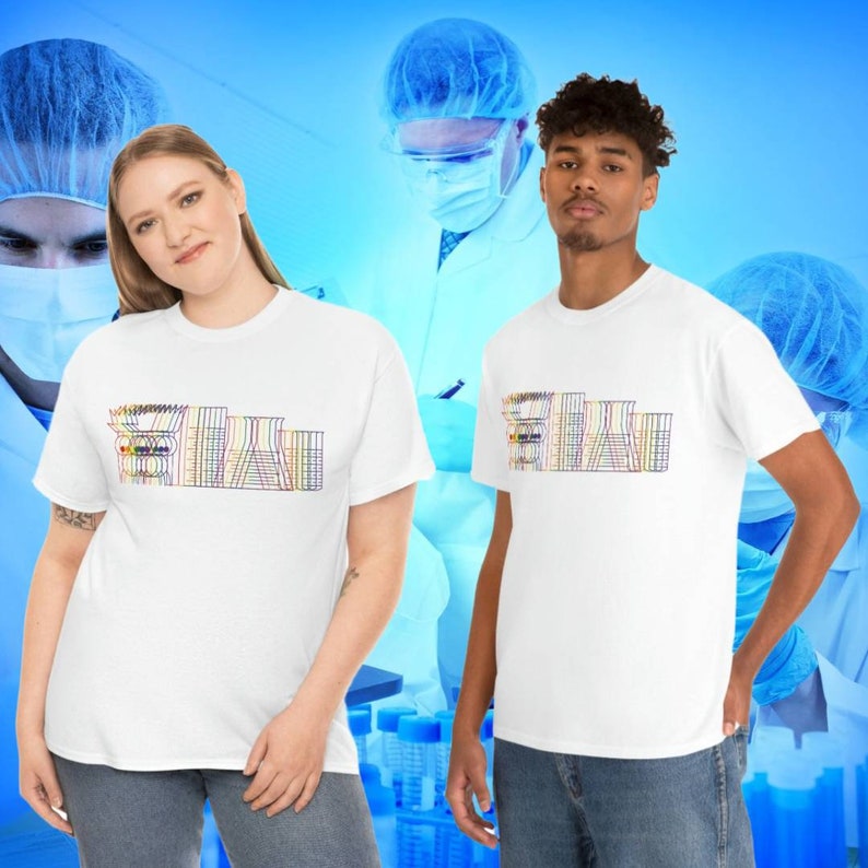 Beaker Science Pun Repeating Pride Flag Print Men's T-shirt - Chemistry ...
