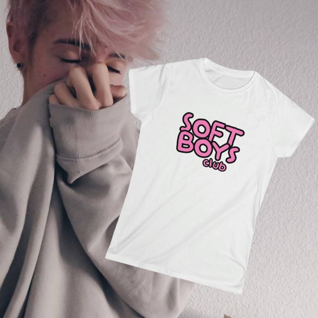 Soft Boys Club Feminine Cut T-shirt Femboy Clothes Sissy Sissies ...