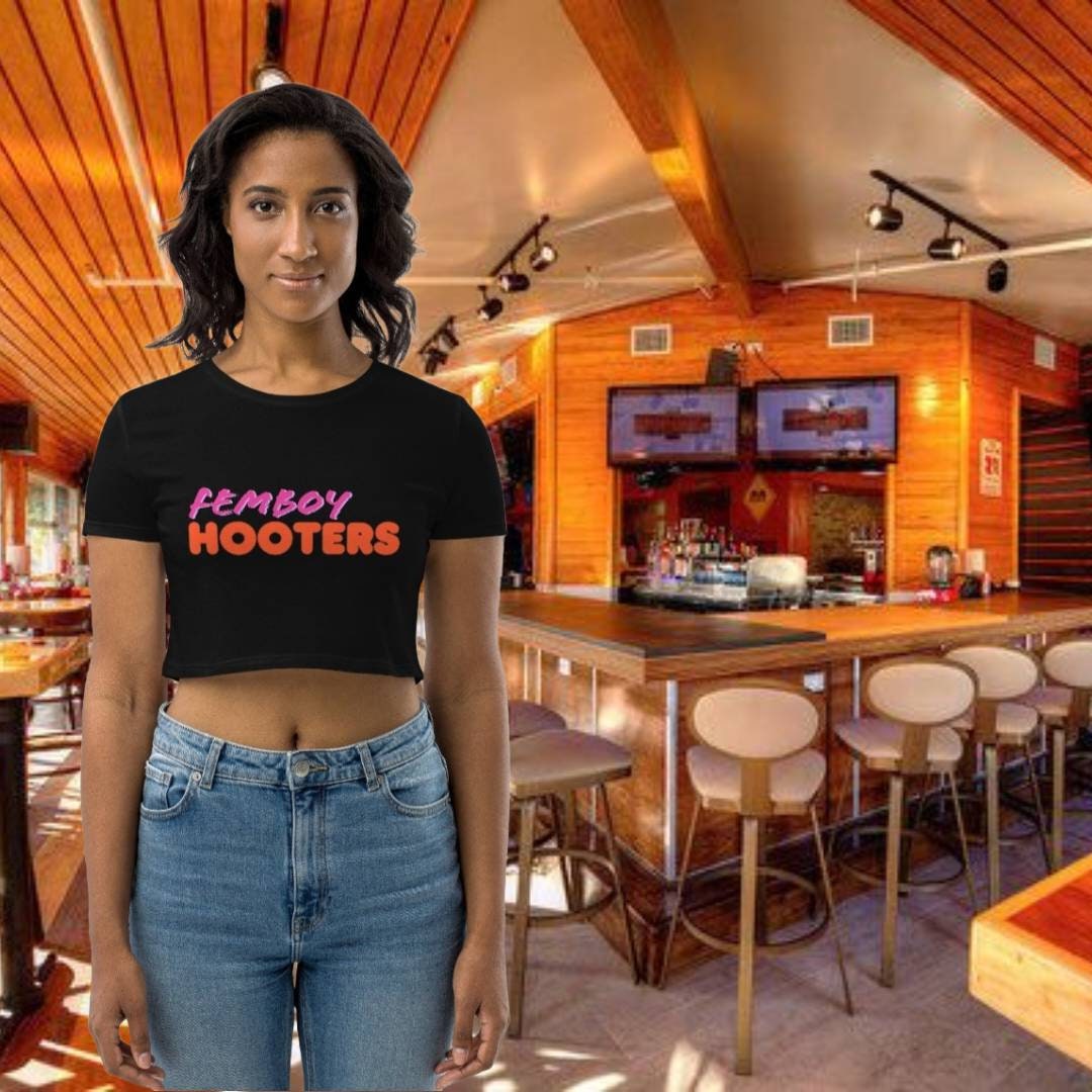 Femboy Hooters Organic Crop Top Femboys Sissies Hooters - Etsy