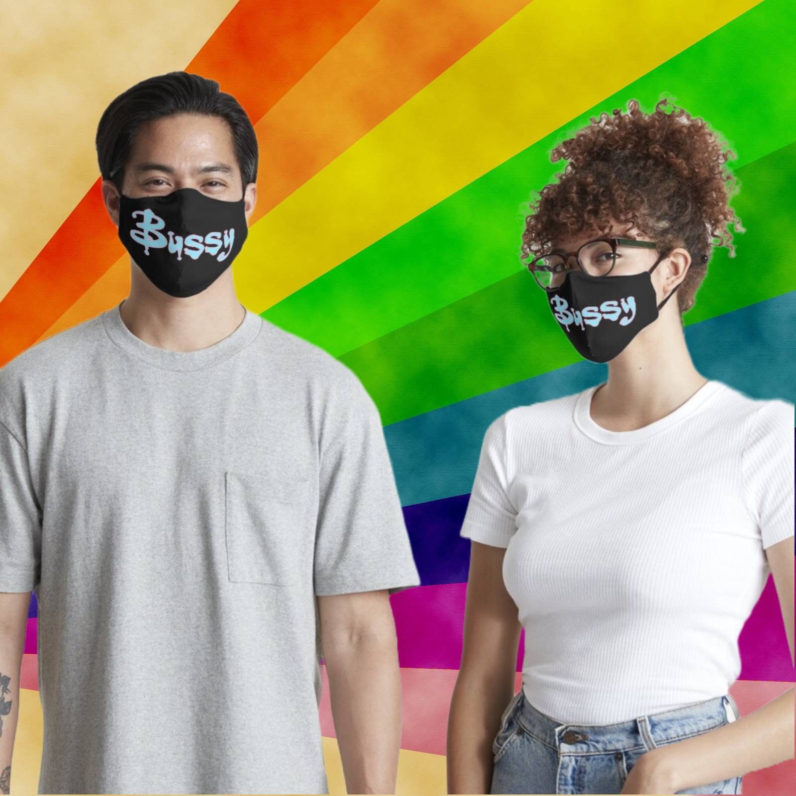 Bussy the Daddy Slayer Femboy Face Mask Masks Femboys - Etsy