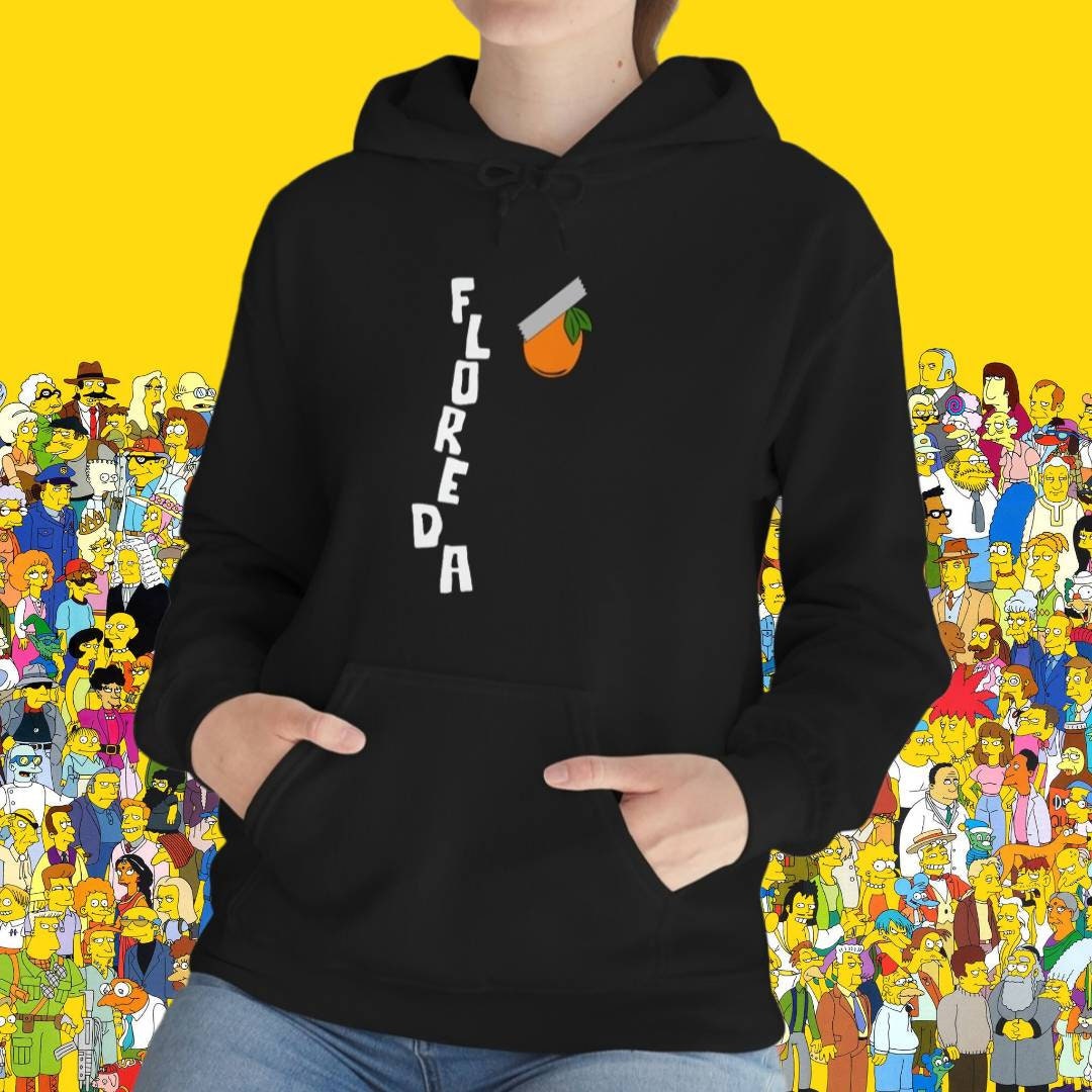Floreda Simpsons Joke Hoodie I'm Not a State I'm a Monster Lisa Costume ...