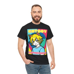 Catboy Supremacy Men's T-shirt Catboy Femboy Clothes Weeb Culture the ...