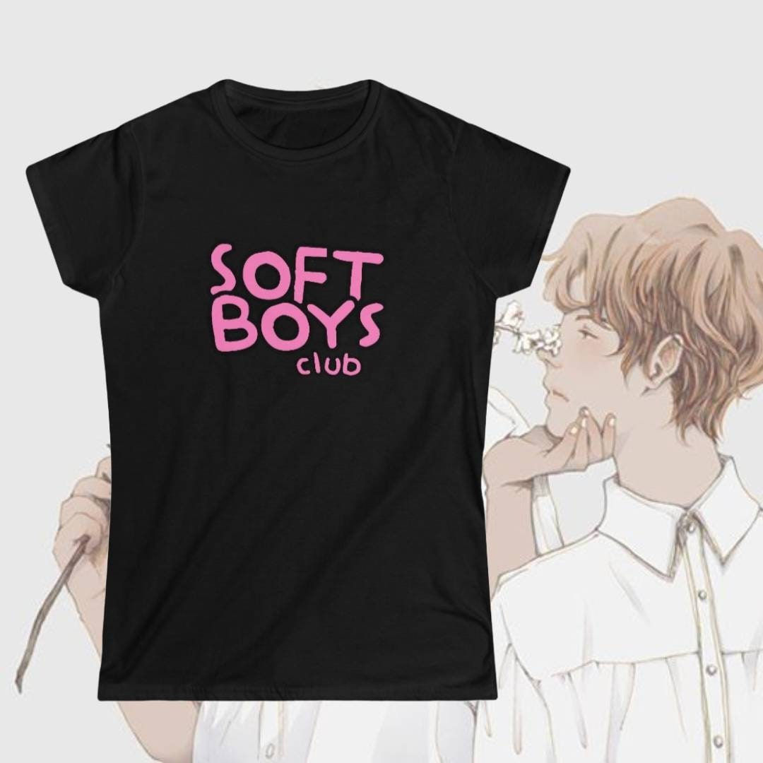 Soft Boys Club Feminine Cut T-shirt Femboy Clothes Sissy Sissies ...