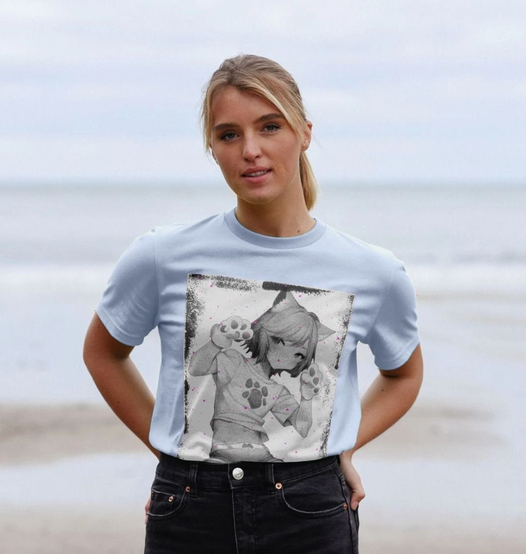 Catboy Grainy Speckle Organic Shirt Masculine Cut Catboys Femboy ...