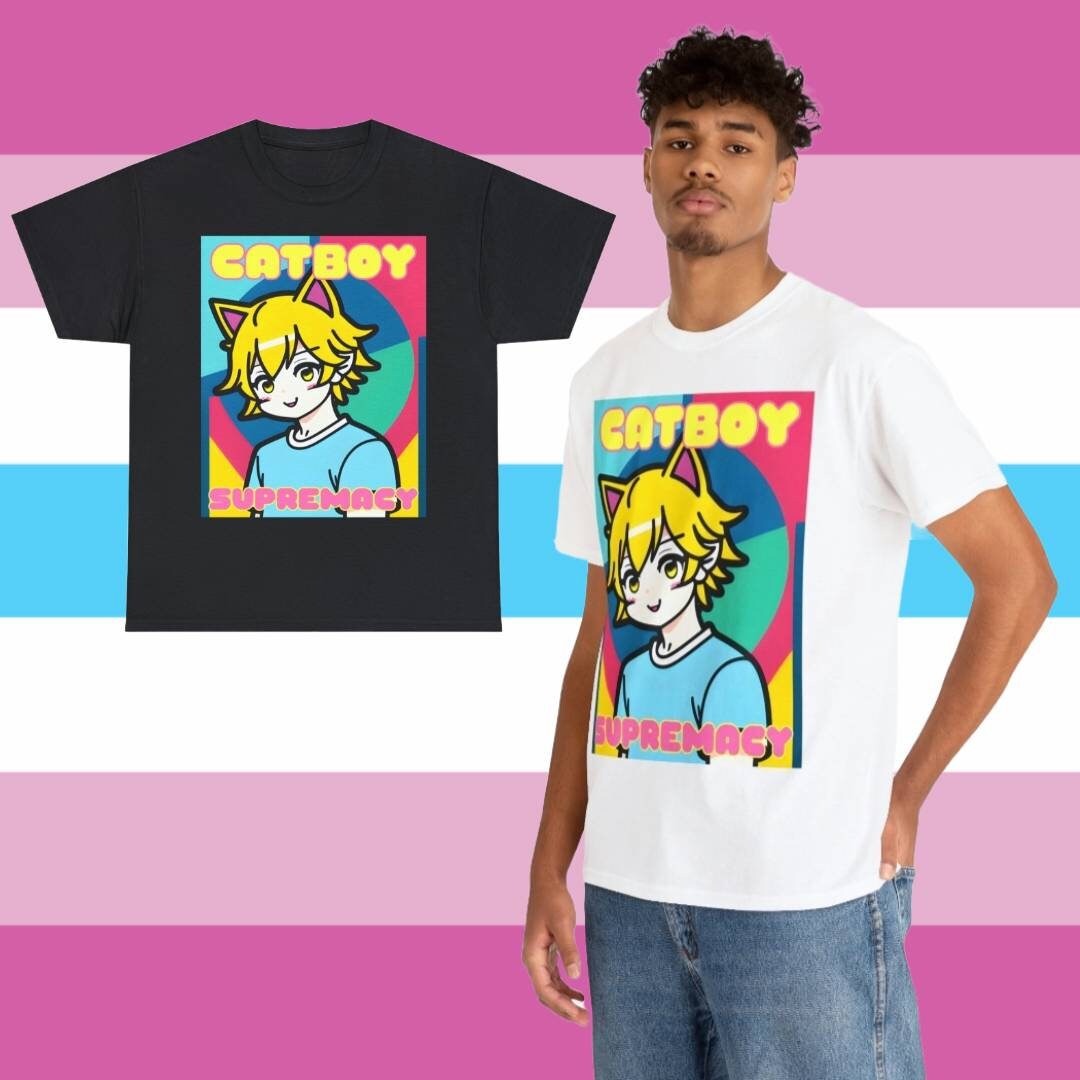 Catboy Supremacy Men's T-shirt - Catboy - Femboy Clothes - Weeb Culture ...