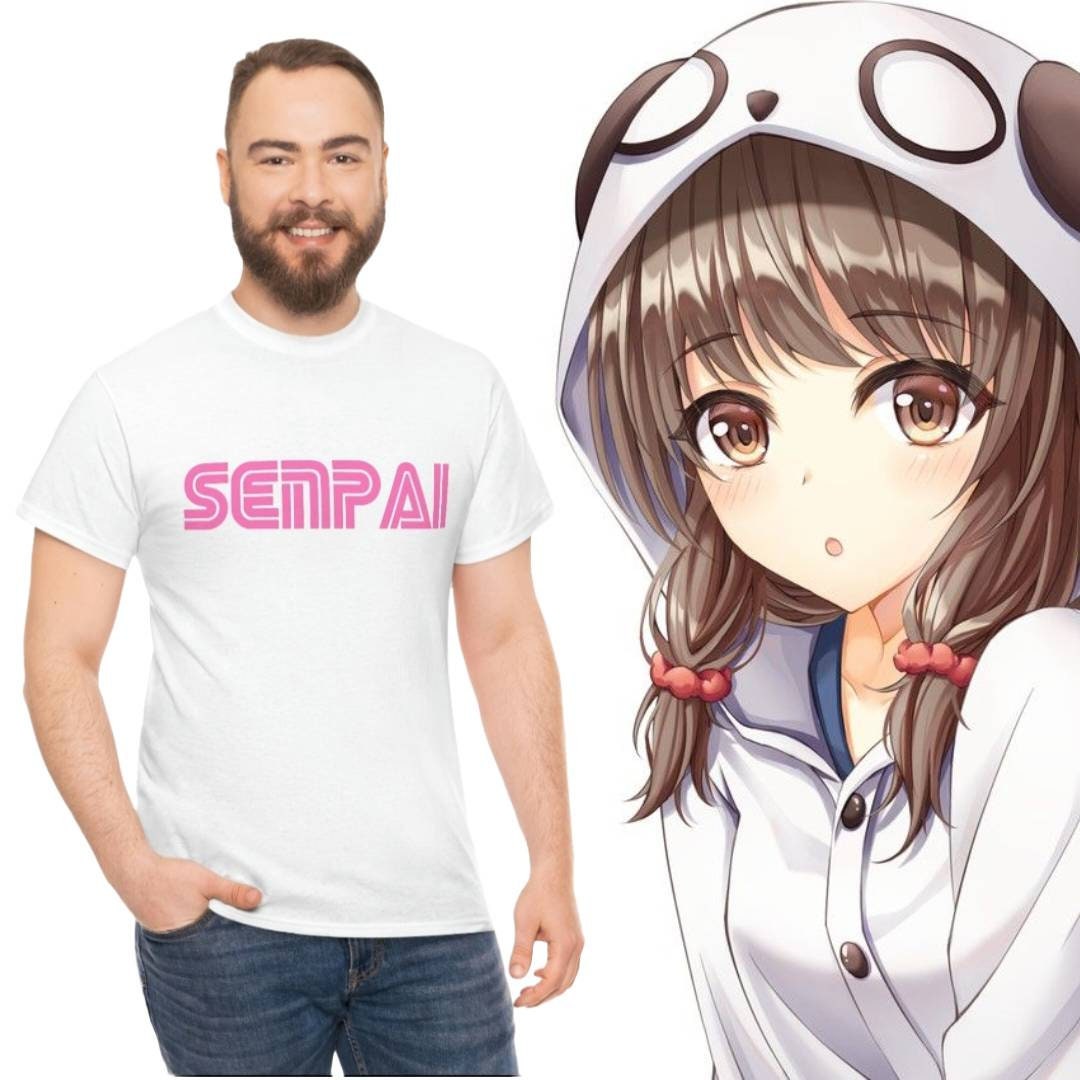Senpai Sega Logo Baby Pink Print Men's T-shirt Anime Femboy Catboy ...