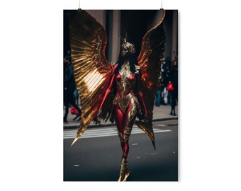Angel Warrior Poster - Etsy
