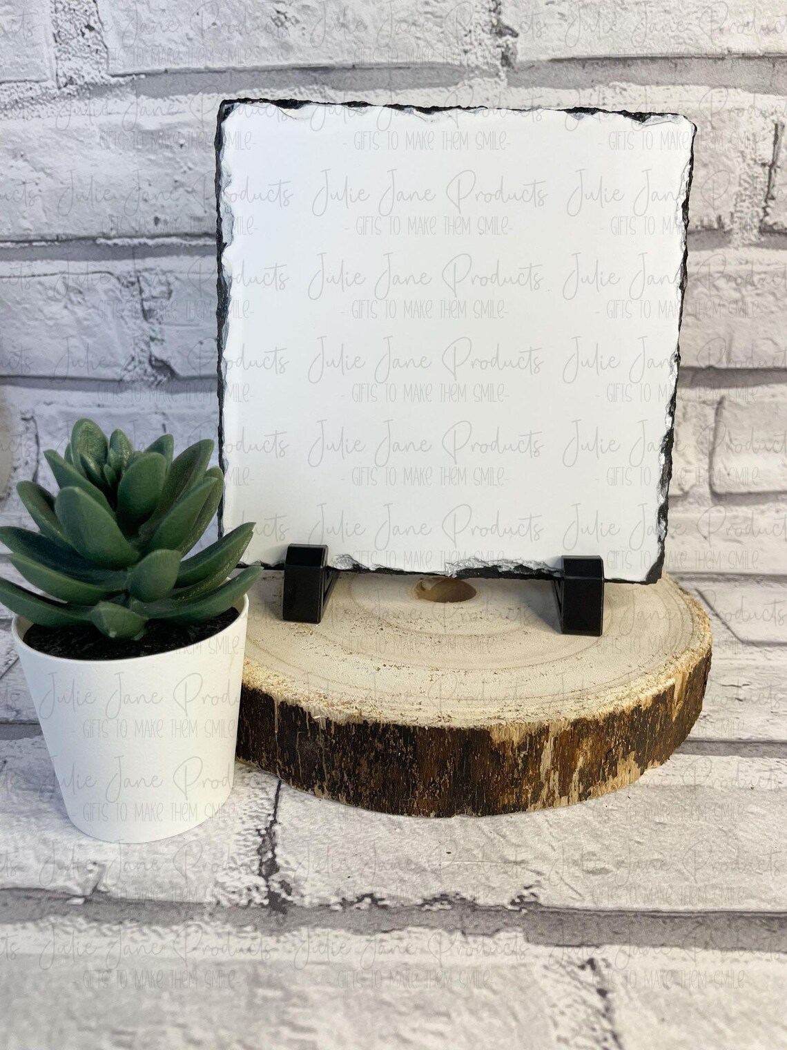 Square Photo Slate Mock up Sublimation Mock Ups Rock Slate Digital ...