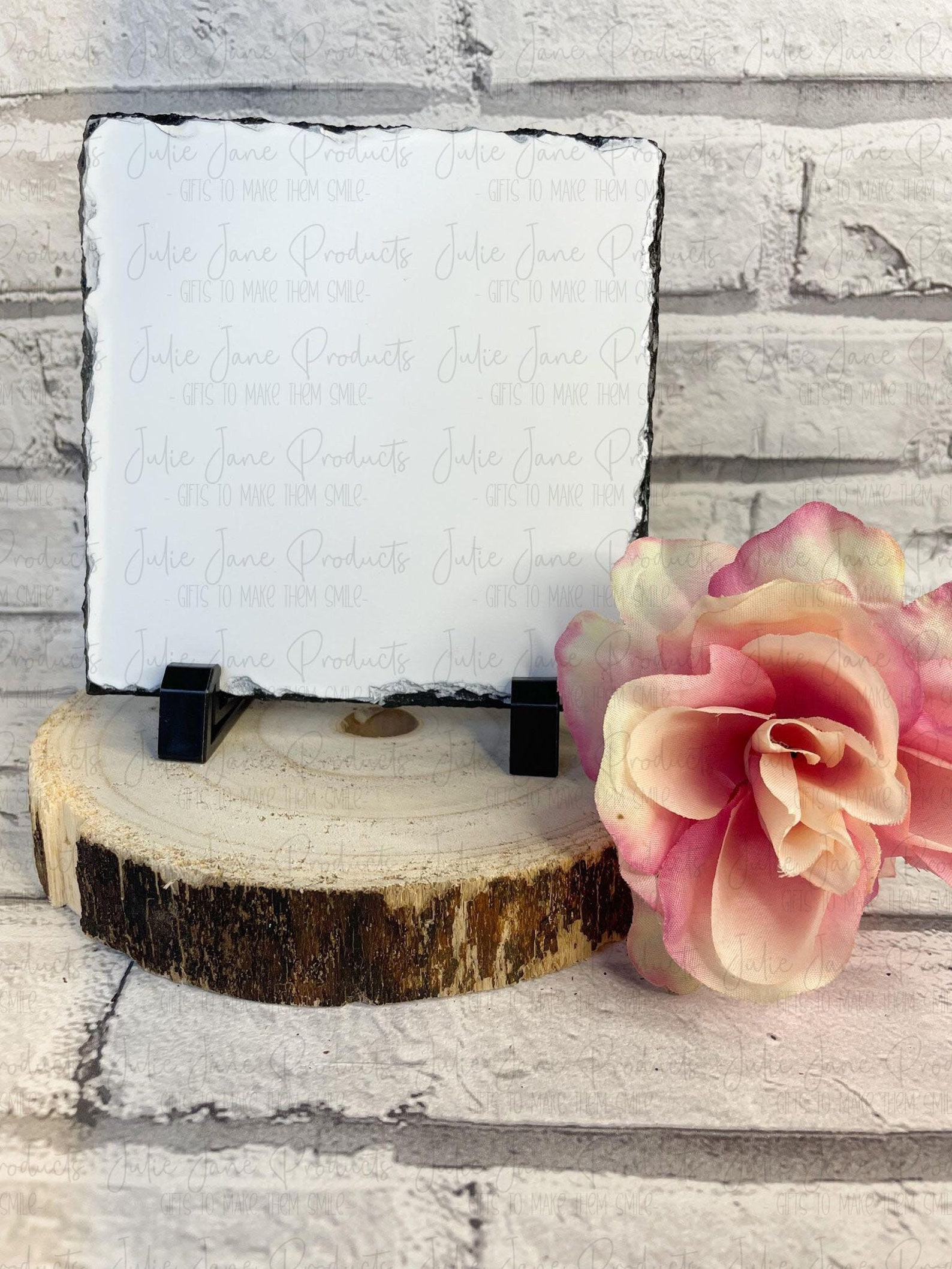 Square Photo Slate Mock up Sublimation Mock Ups Rock Slate Digital ...