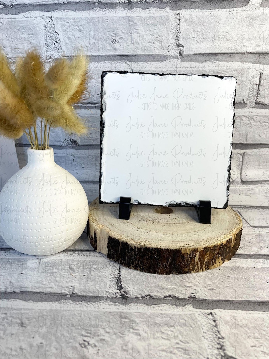 Square Photo Slate Mock up Sublimation Mock Ups Rock Slate Digital ...