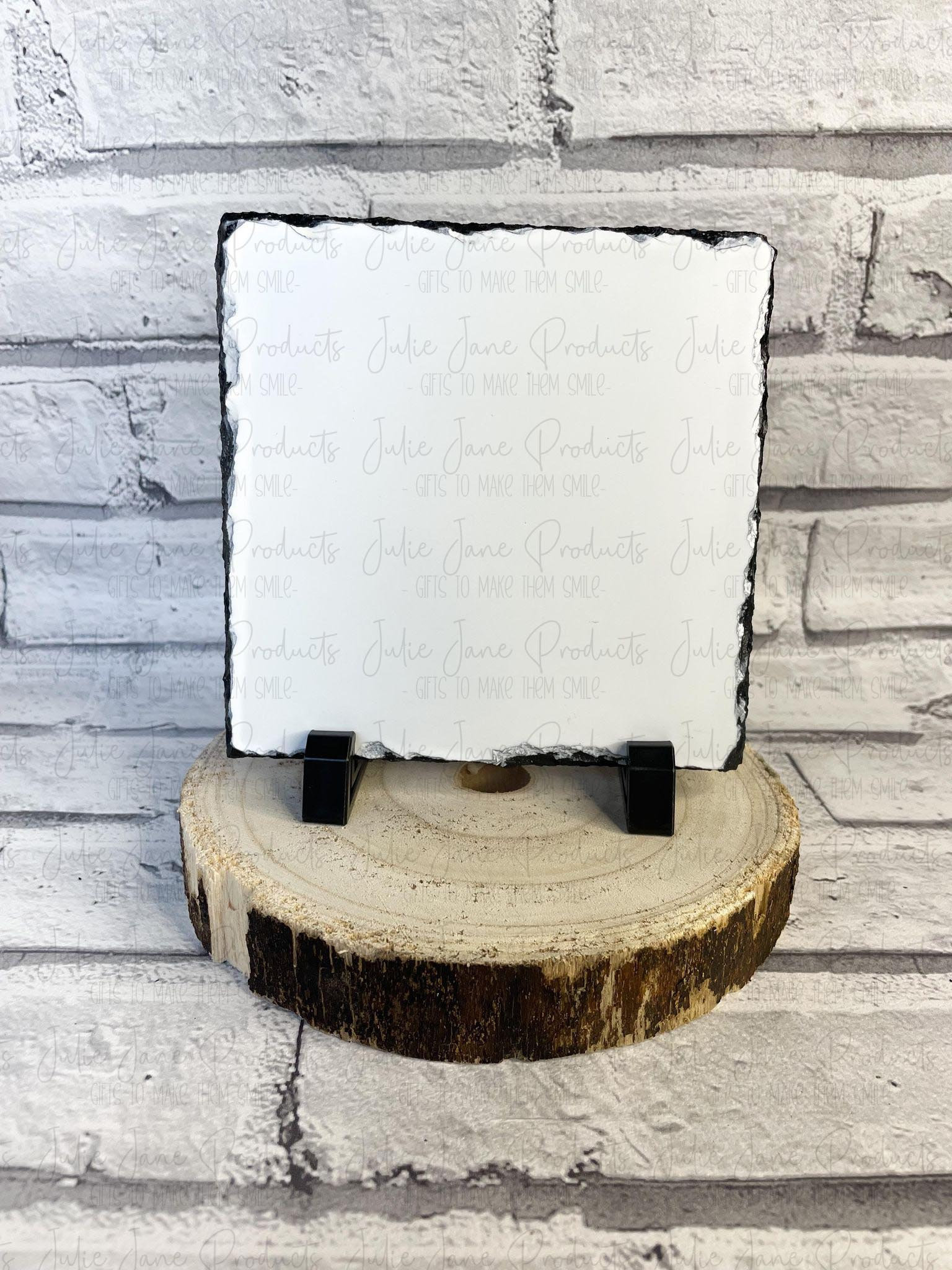 Square Photo Slate Mock up Sublimation Mock Ups Rock Slate Digital ...