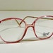 Pink Retro Eyeglass Frames, New Old Stock, Jumbo Lenses demo Lenses ...