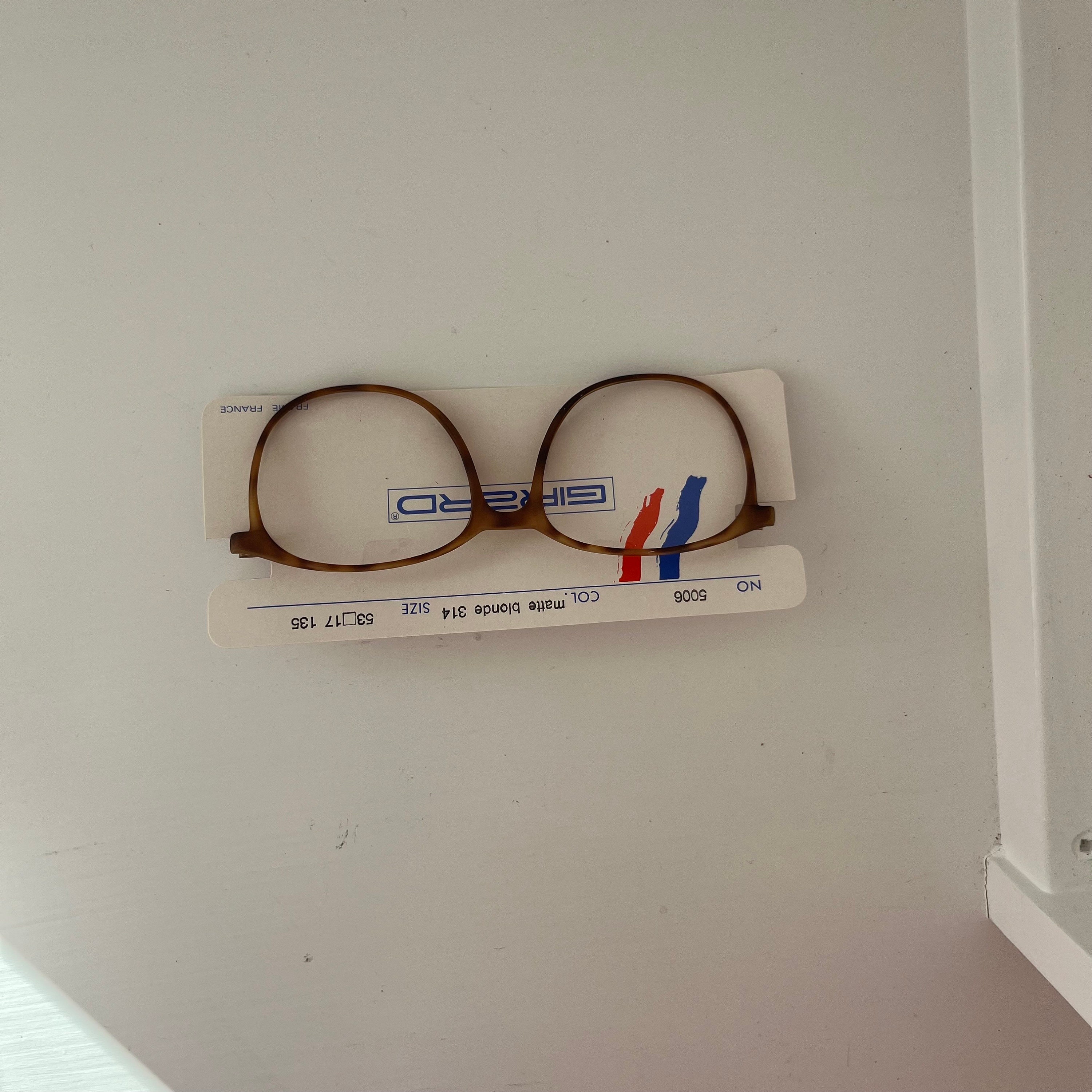 Matte Blonde Tortoise Shell Look Round Frames Plastic 53-17-135 New Old ...