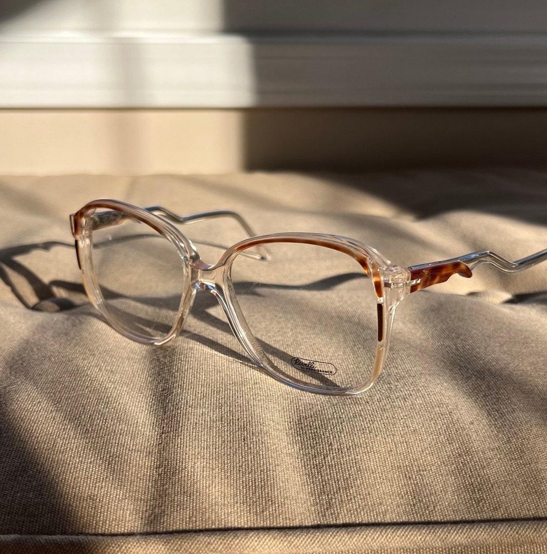 Drop Arm Multi-tone Oversize Eyeglass Frames With Tortoiseshell - 54-18 ...