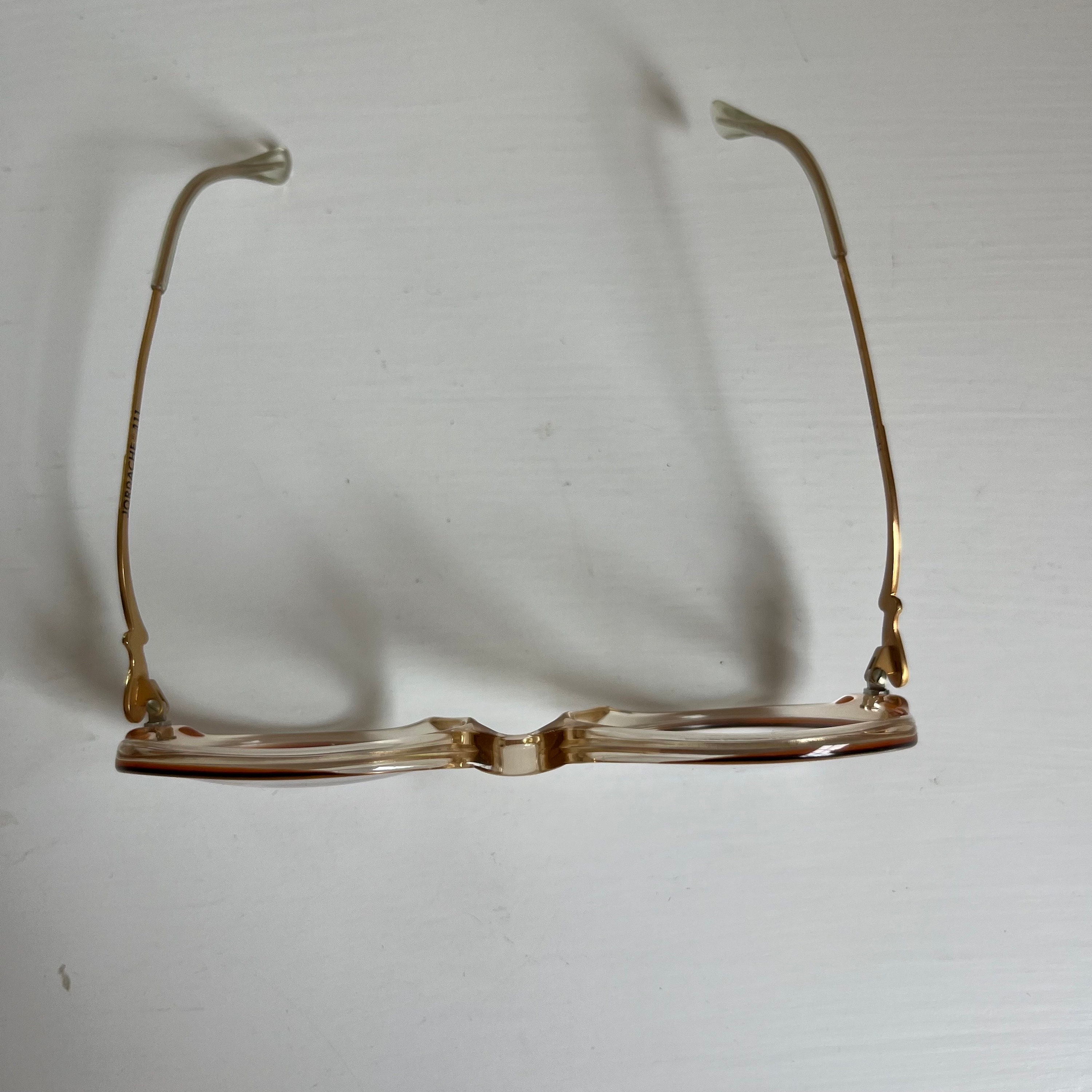 Jordache Drop-arm Round Plastic Frames in Brown and Beige Fade - 55-17 ...