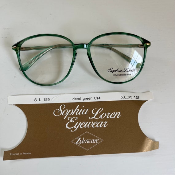 Jade Emerald Green Sophia Loren Frames - demi green -… - Gem