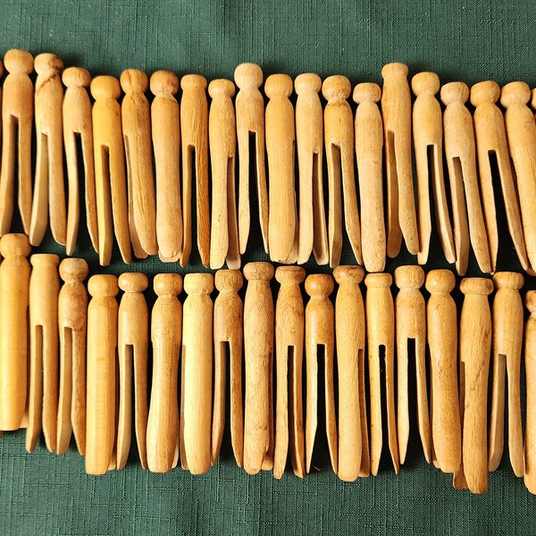 Vintage Clothes Pins - Etsy