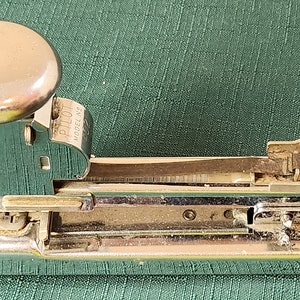 Vintage Pilot Stapler by Ace Fastener Corp. Model 402 With Box of Pilot ...