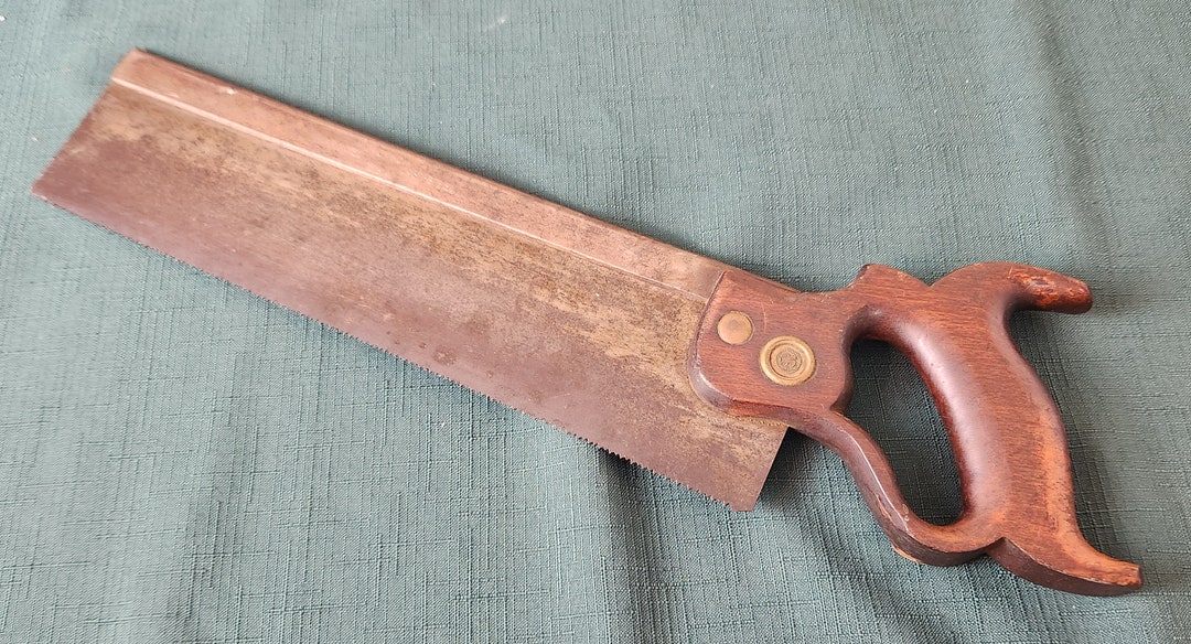 Antique Jackson Miter Back Hand Saw - Wood Handle (invetb02) - Etsy