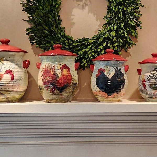 Rooster Canister - Etsy