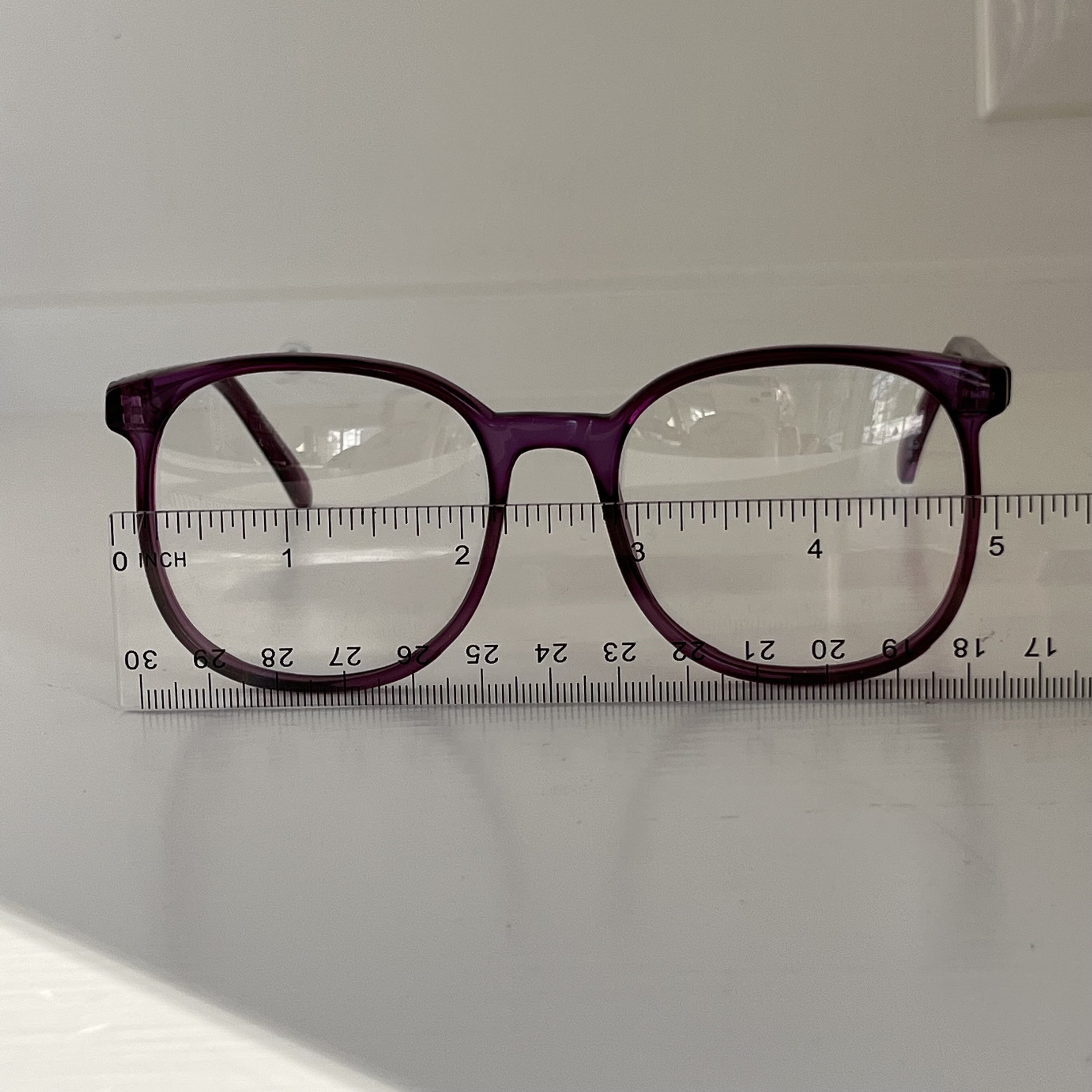 Purple Preppy Frames Rounded New Old Stock Demo Lenses Jenny 52-21-135 ...
