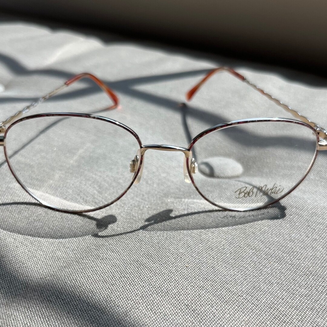 Rose Gold Bob Mackie Wire Frames - Vintage 1980s - 54-18-135 - New Old ...