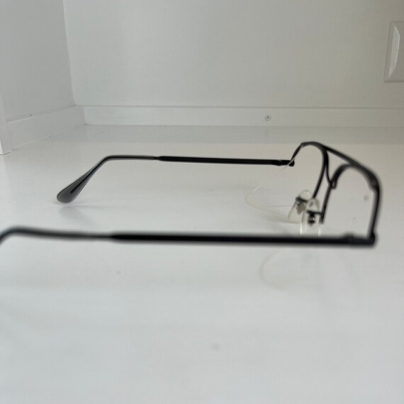 Action Man Semi-Rimless Black Aviator Frames - No Len… - Gem
