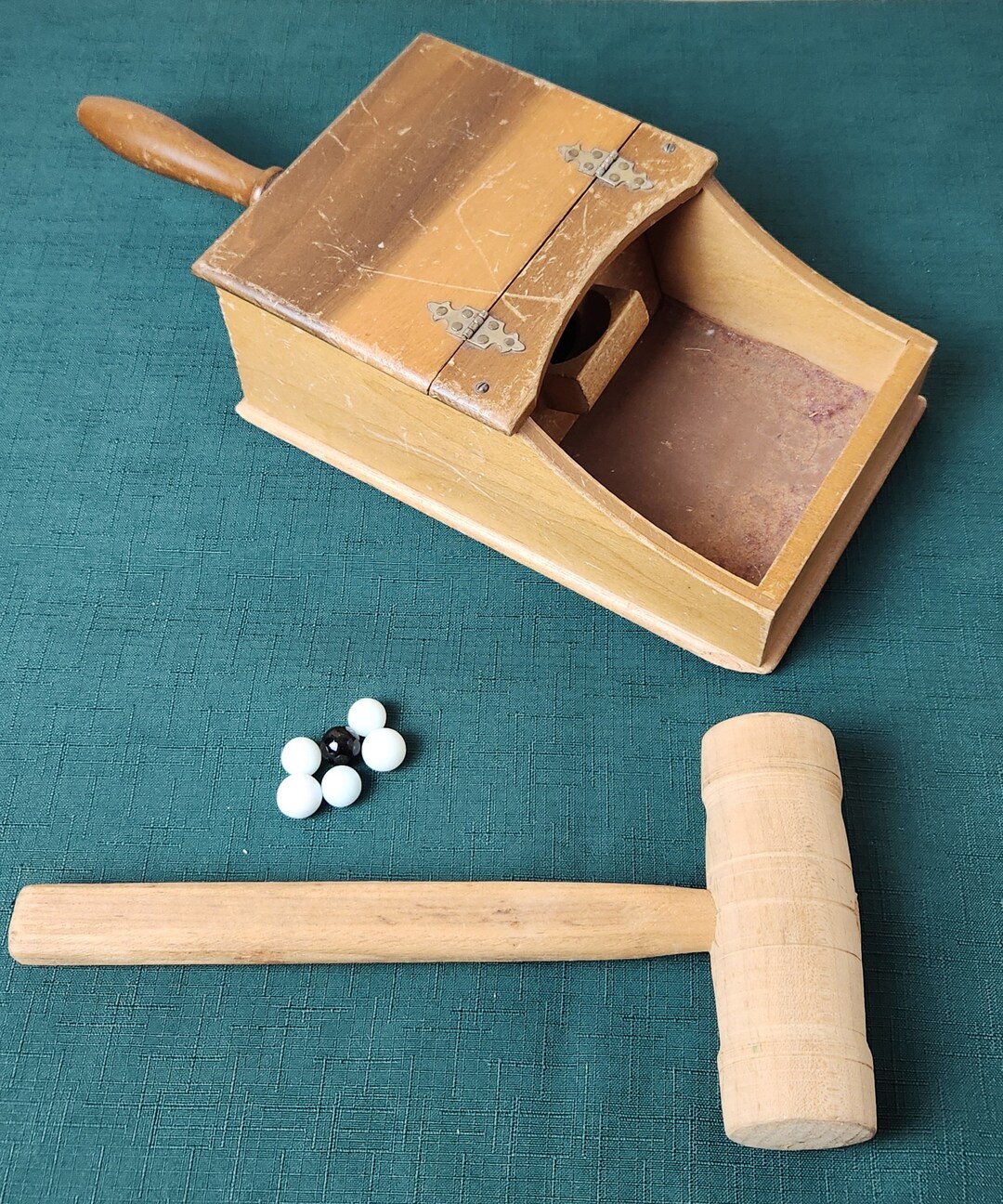 Masonic Ballot Box - GAR Union Church Lodge Pebble Marble Voting ...