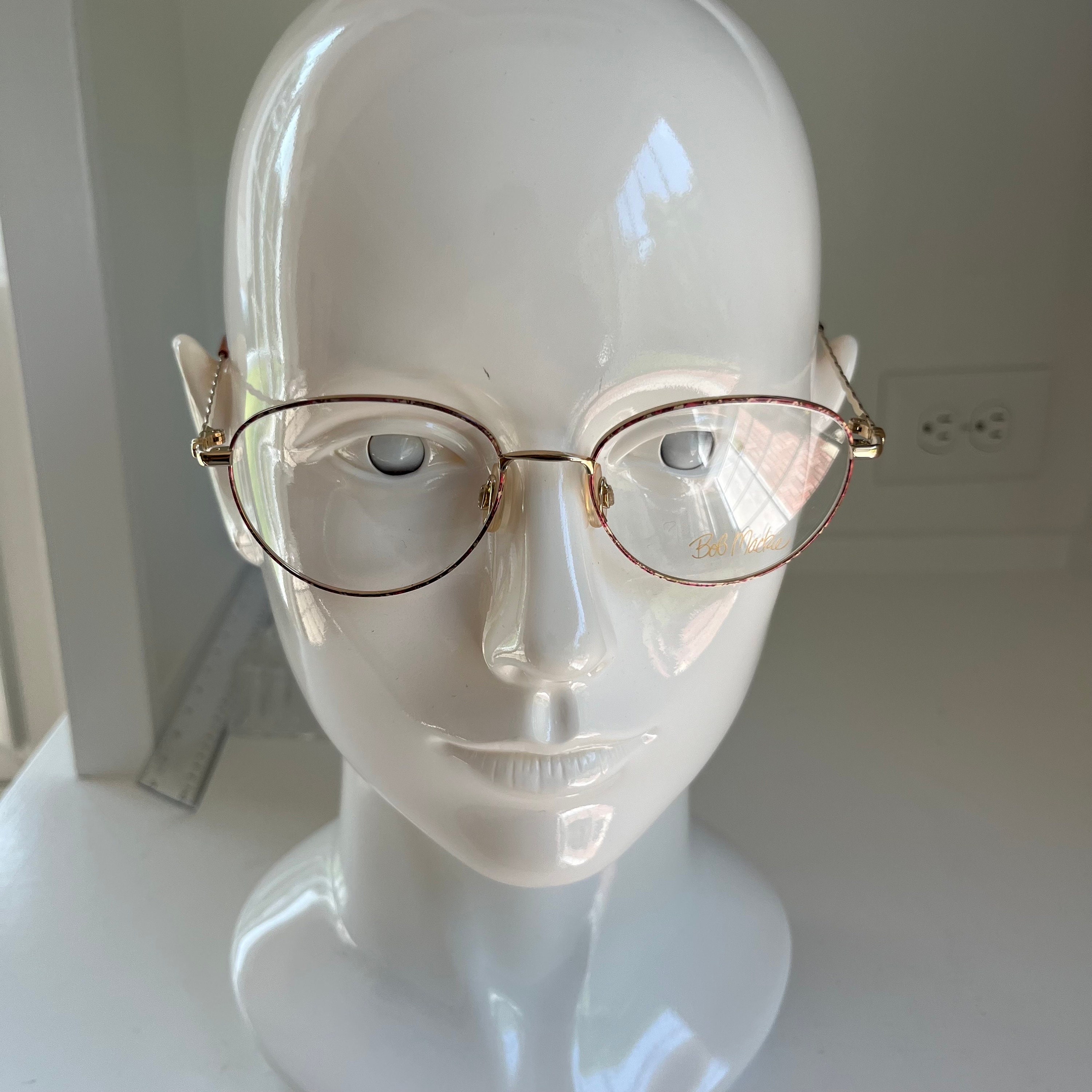 Rose Gold Bob Mackie Wire Frames Vintage 1980s 54-18-135 New Old Stock ...