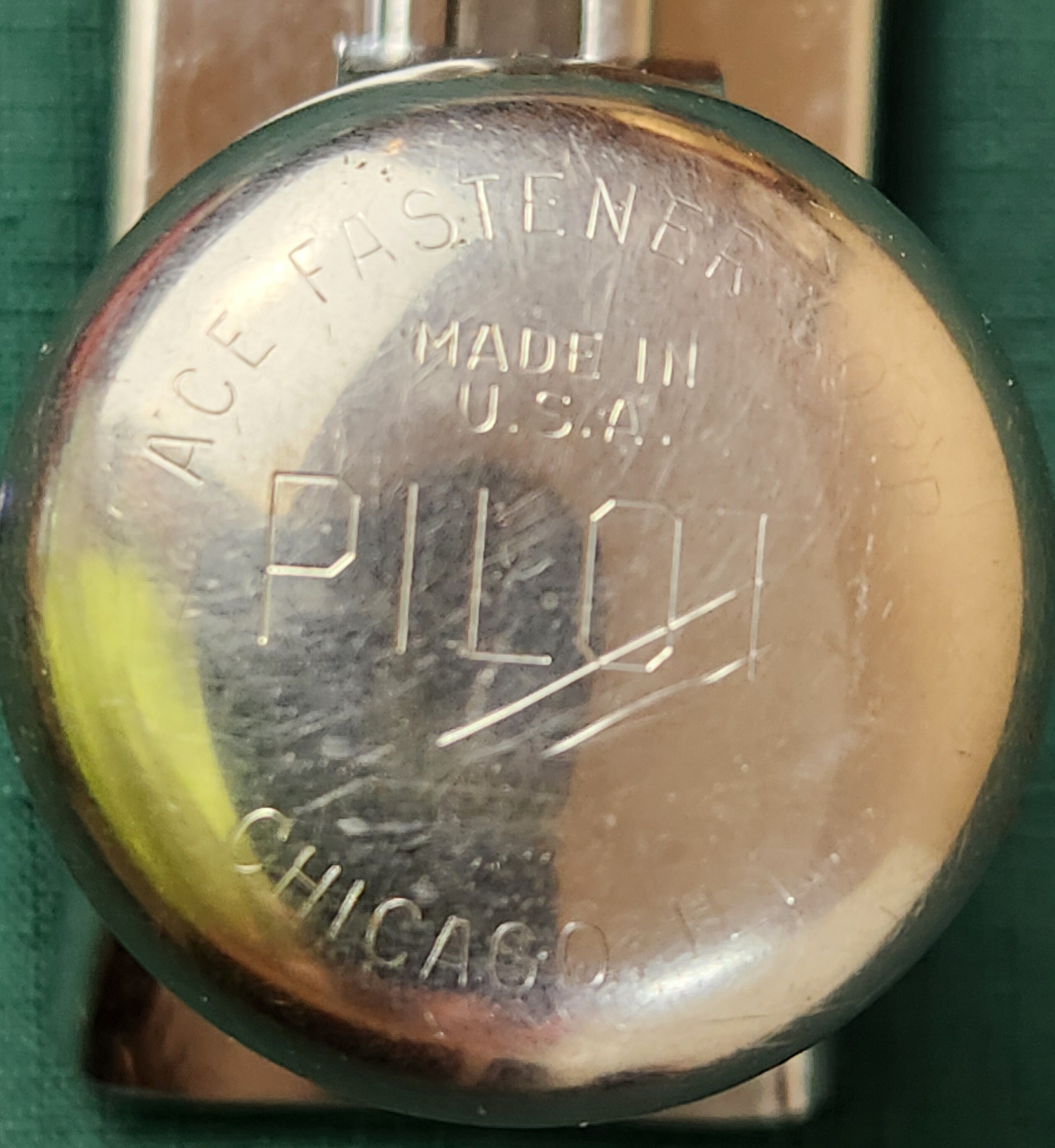 Vintage Pilot Stapler by Ace Fastener Corp. Model 402 With Box of Pilot ...