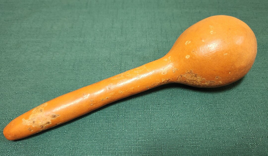 Antique Primitive Sock Darning Gourd Ca. 1880 - 10" Long - Provenance ...