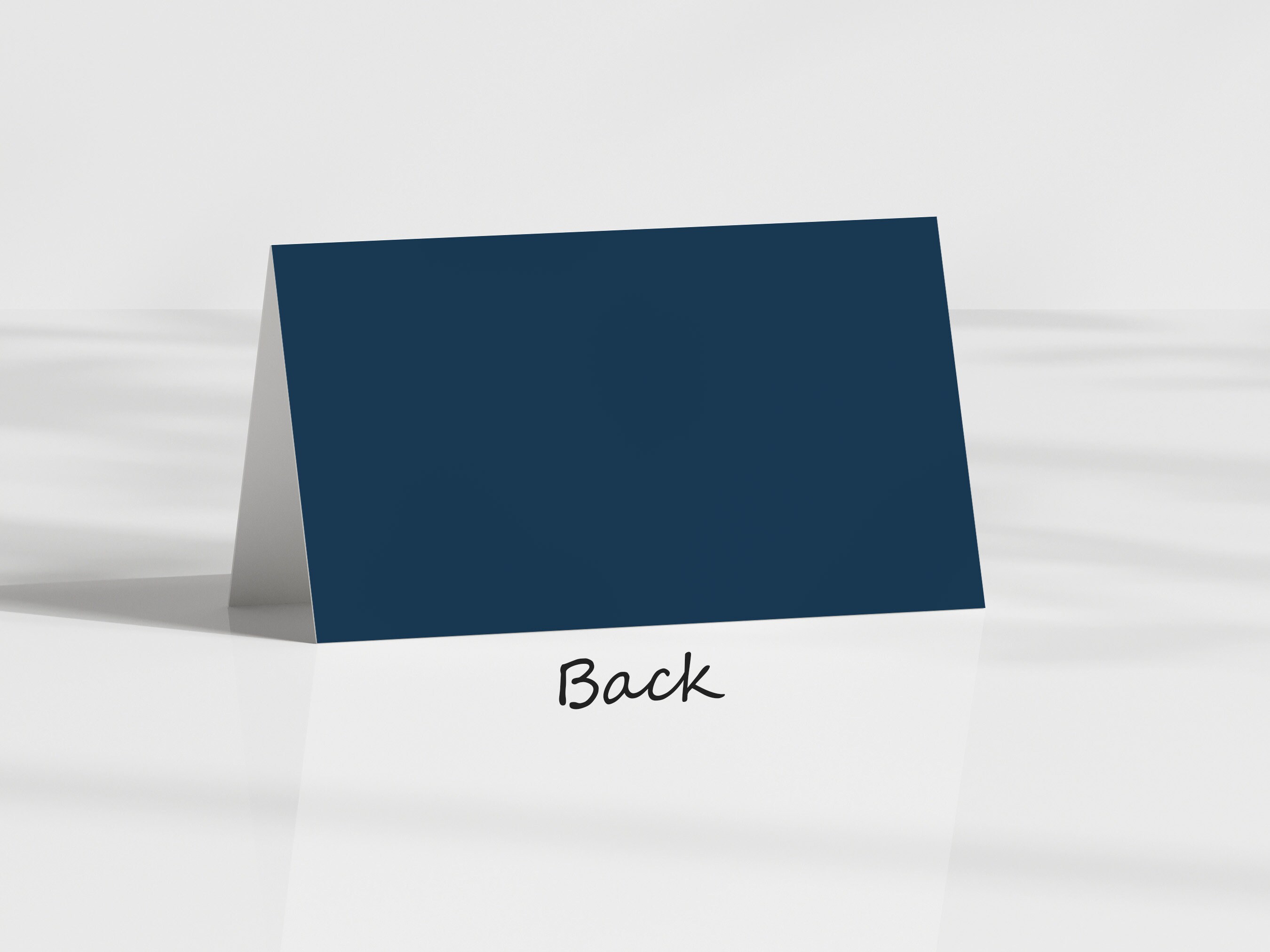 Navy Blue Floral Meal Table Placecards, Wedding Signs Template Bundle ...