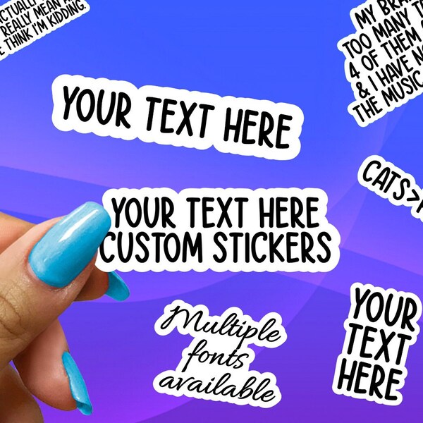 Custom Stickers - Etsy