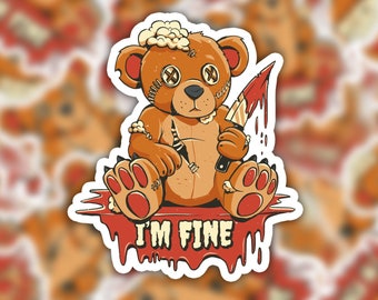 WTF, Over Black Vinyl Sticker, Funny Stickers, Sarcastic Stickers, Meme ...