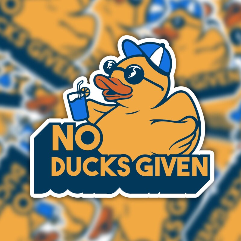 Rubber Duck Sticker - Etsy